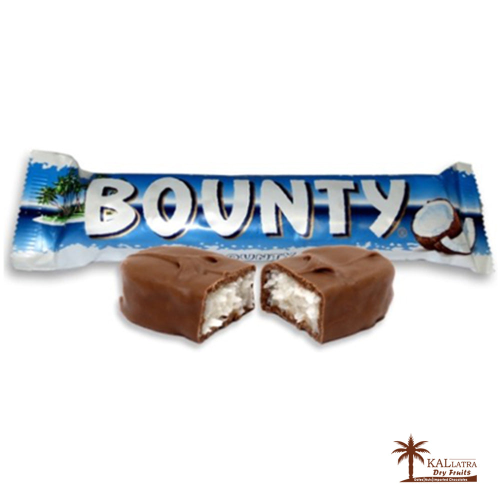 Bounty Coconut Filled Chocolate Bar, 57gms (Pack of 1) – Kallatra Dryfruits
